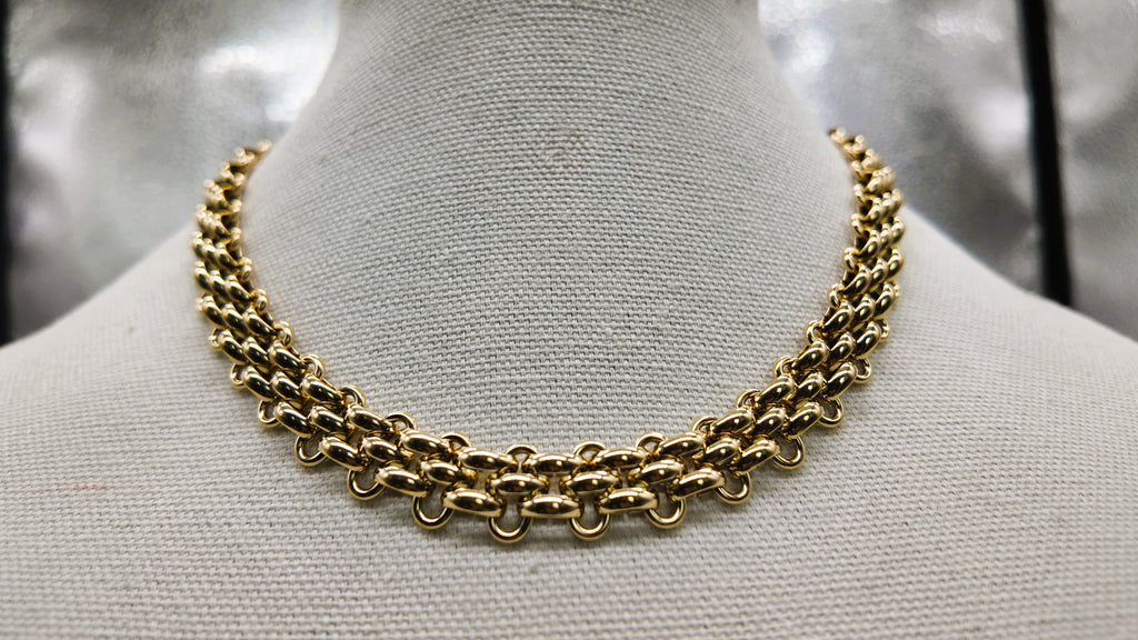 18K Gold Stainless Steel Oval Chain Link Necklace – Beautiful Weirdos